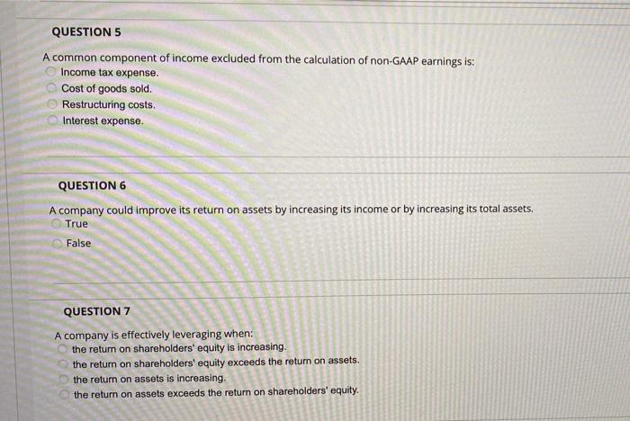 Solved QUESTION 2 A change in accounting principle that is | Chegg.com