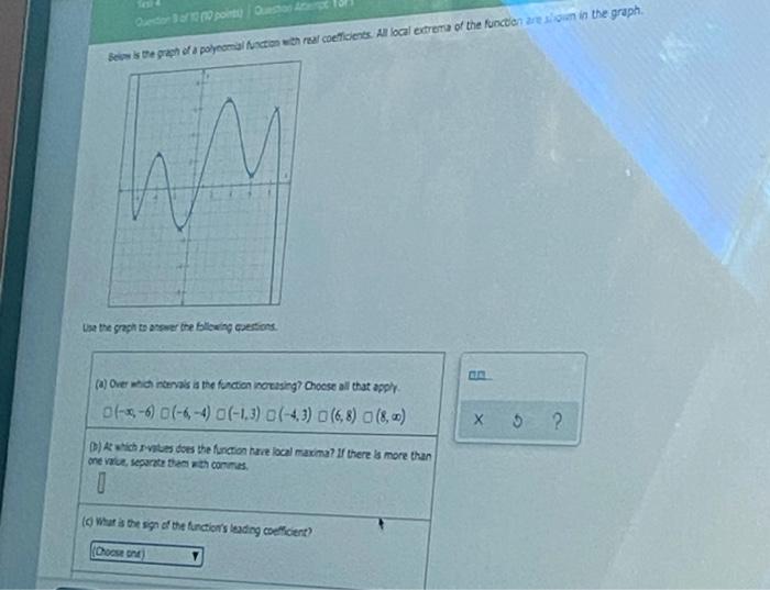 Solved Quotes Bersepah dla polynoma function with real | Chegg.com