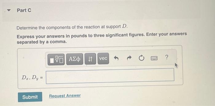 Solved The pin, attached to member BCD, passes through a | Chegg.com