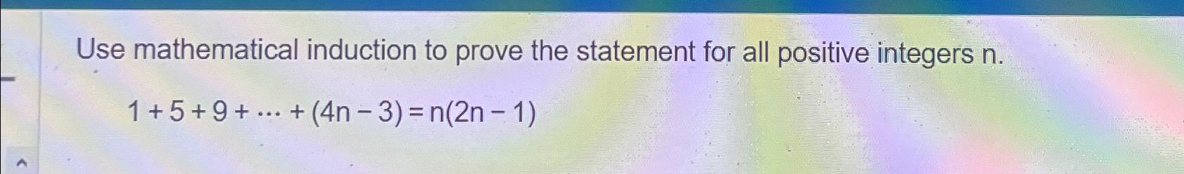 Solved Use mathematical induction to prove the statement for | Chegg.com