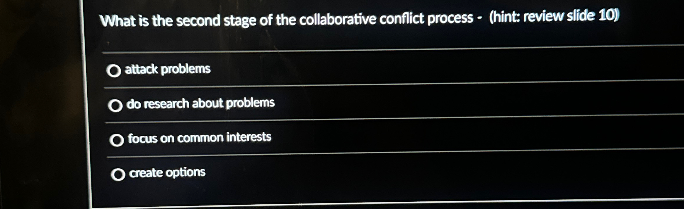 Solved What is the second stage of the collaborative | Chegg.com