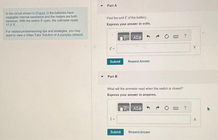 Solved In the circuit shown in (Eigure 1) the battories have | Chegg.com