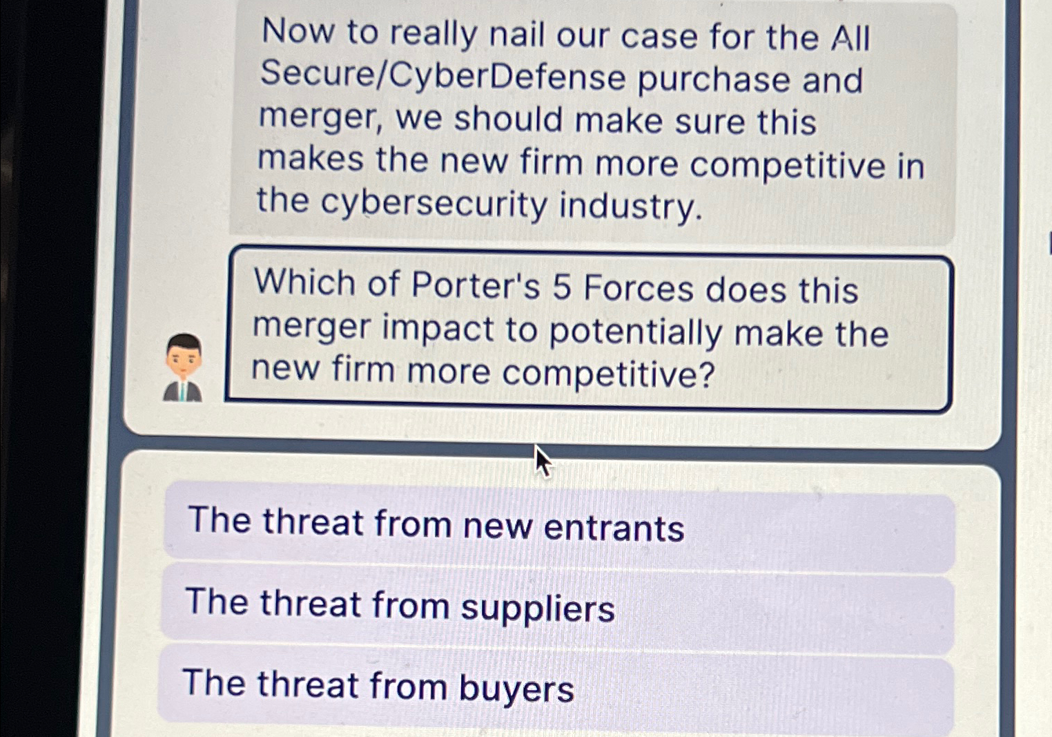 Solved Now to really nail our case for the All | Chegg.com