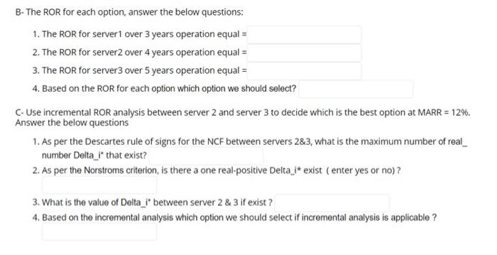Solved PEFORMING ROR ANALYSIS FOR 3D PRINTER AND IIOT | Chegg.com