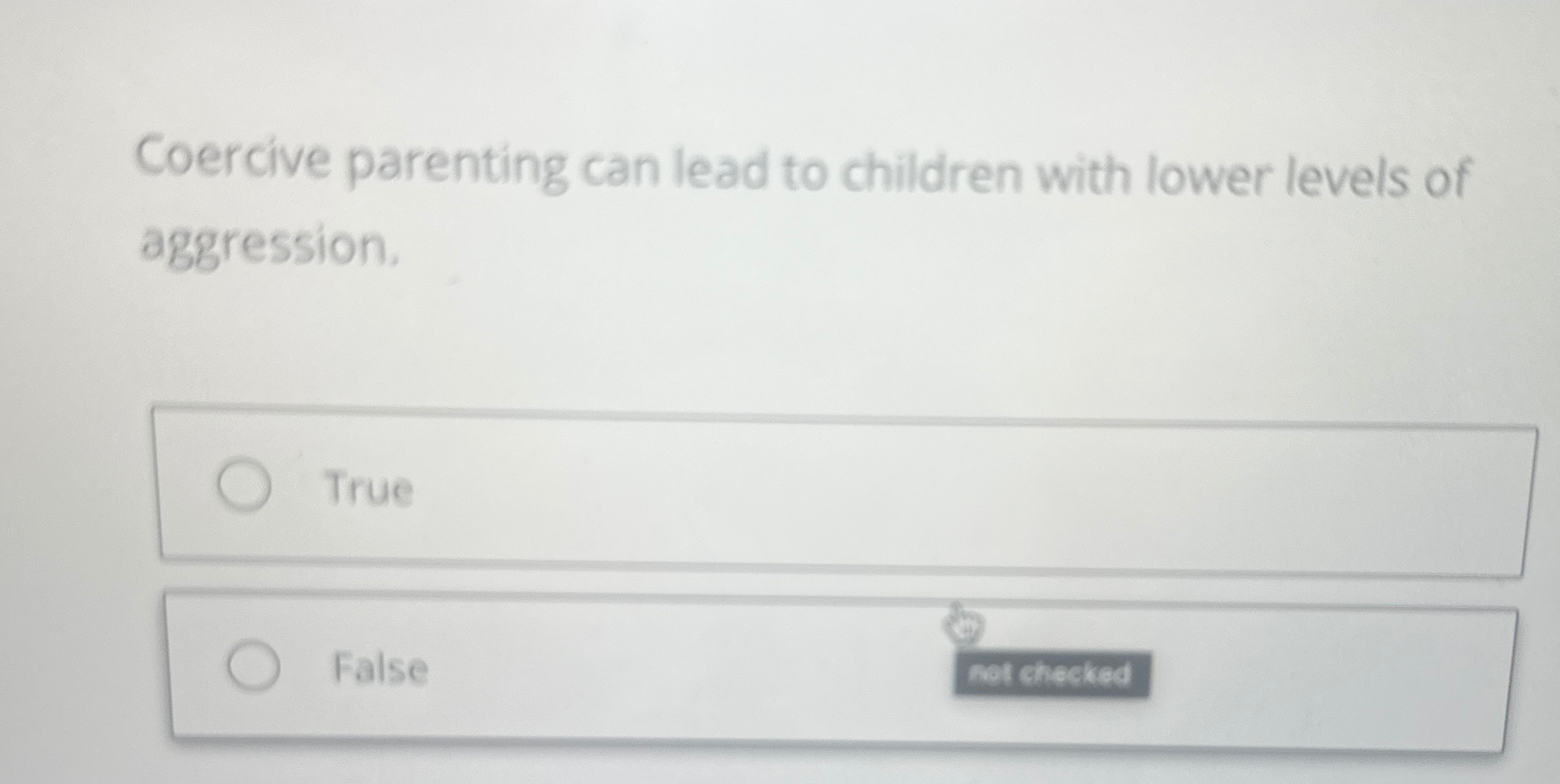 Solved Coercive parenting can lead to children with lower | Chegg.com