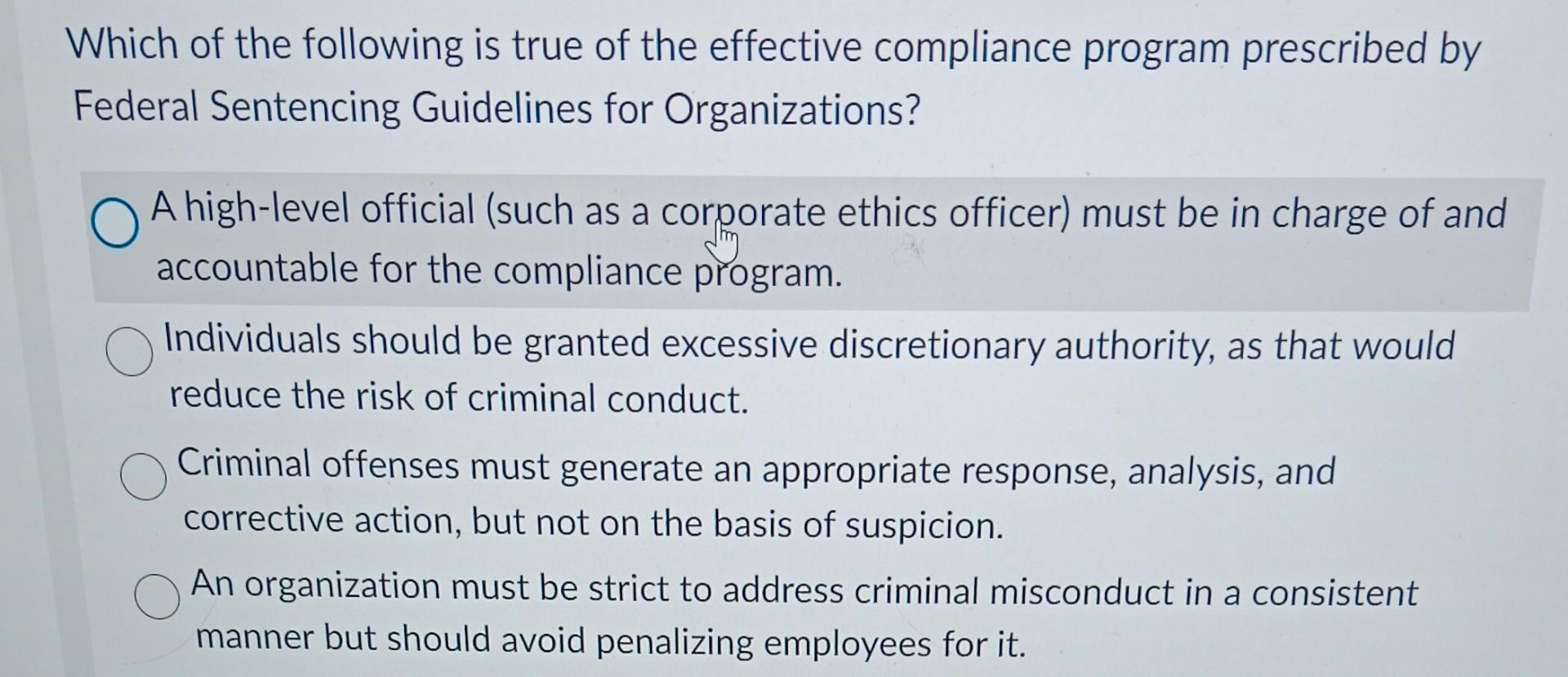 Which of the following is true of the effective | Chegg.com