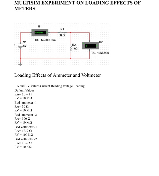 Solved Lab 5 MULTISIM DEMO Series and Parallel Circuits | Chegg.com