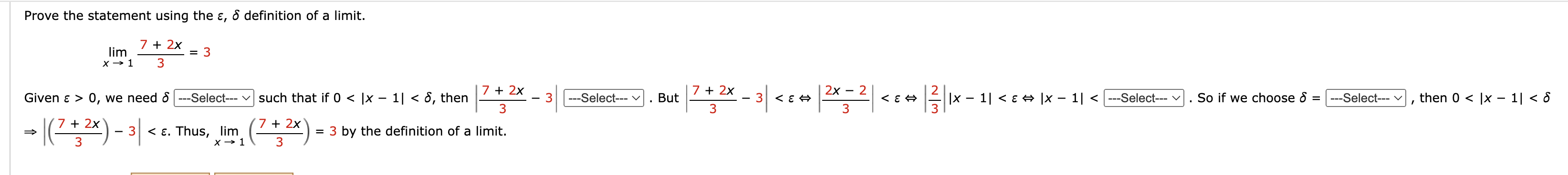 Solved Prove the statement using the ε,δ ﻿definition of a | Chegg.com