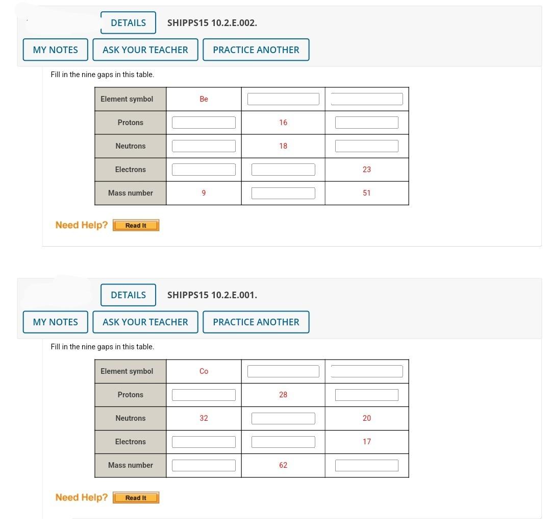 Solved SHIPPS15 10.2.E.002. Fill in the nine gaps in this | Chegg.com Solved SHIPPS15 10.2.E.002. Fill in the nine gaps in this | Chegg.com
