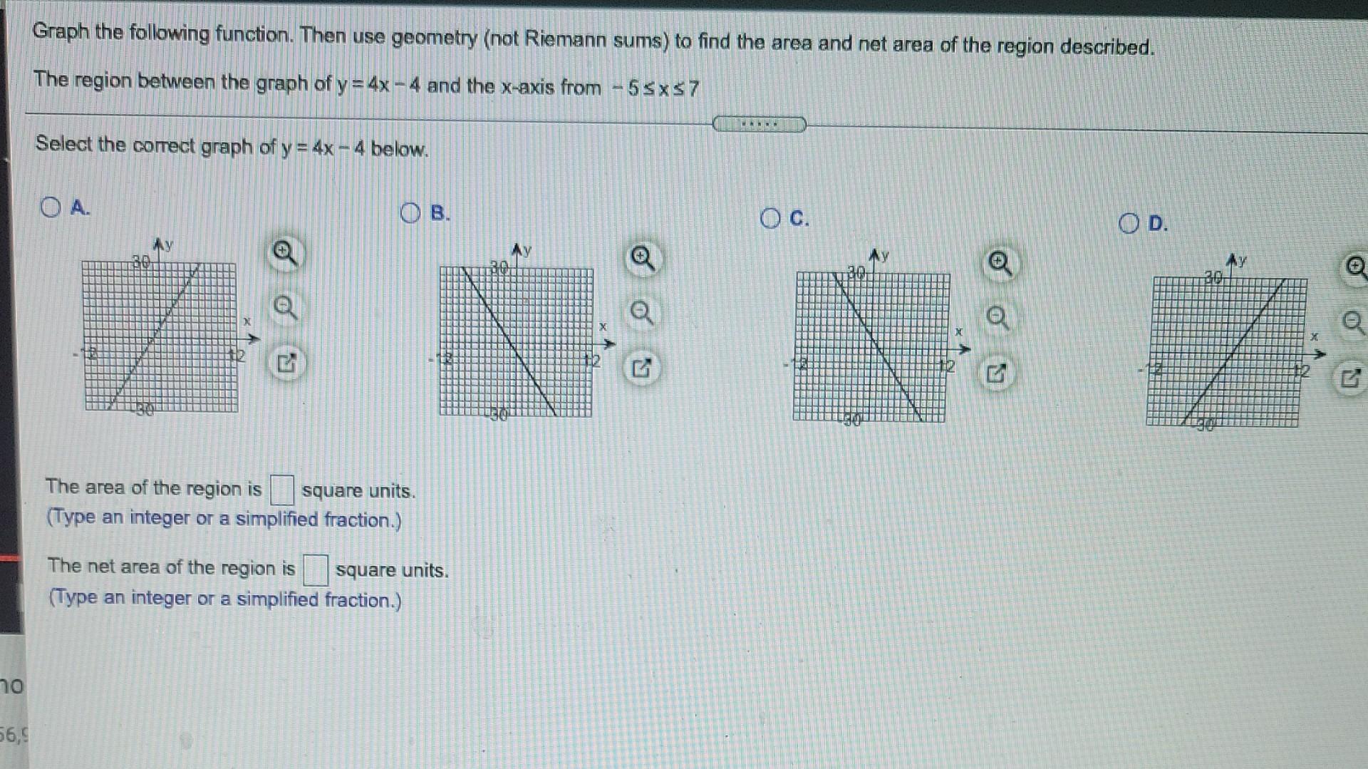 Solved Graph the following function. Then use geometry (not | Chegg.com