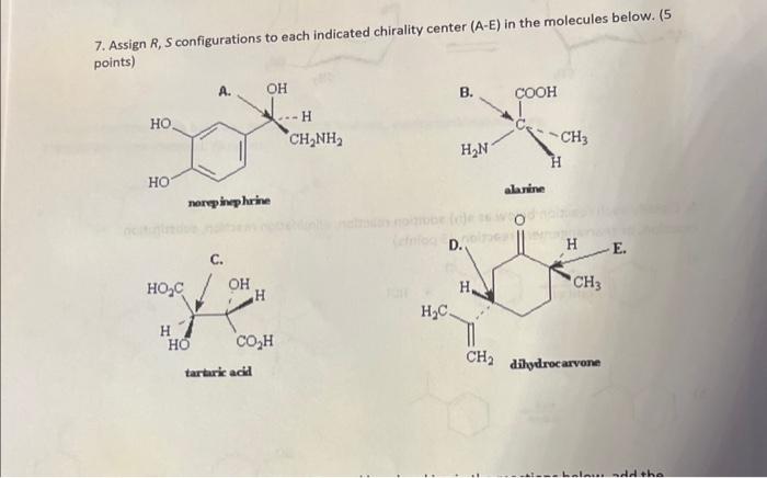 Solved 7. Assign R,S configurations to each indicated | Chegg.com Solved 7. Assign R,S configurations to each indicated | Chegg.com