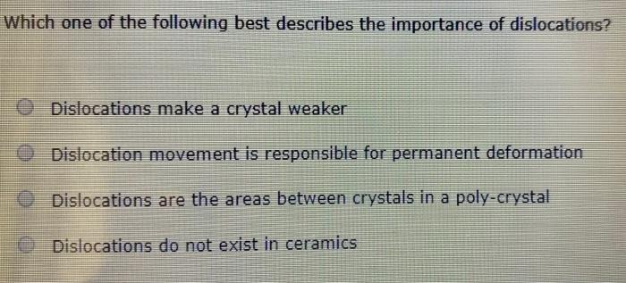 Solved A Frenkel defect is composed with which of the | Chegg.com