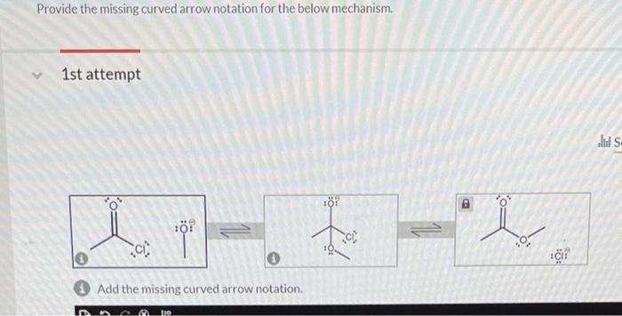 Solved Provide the missing curved arrow notation for the | Chegg.com