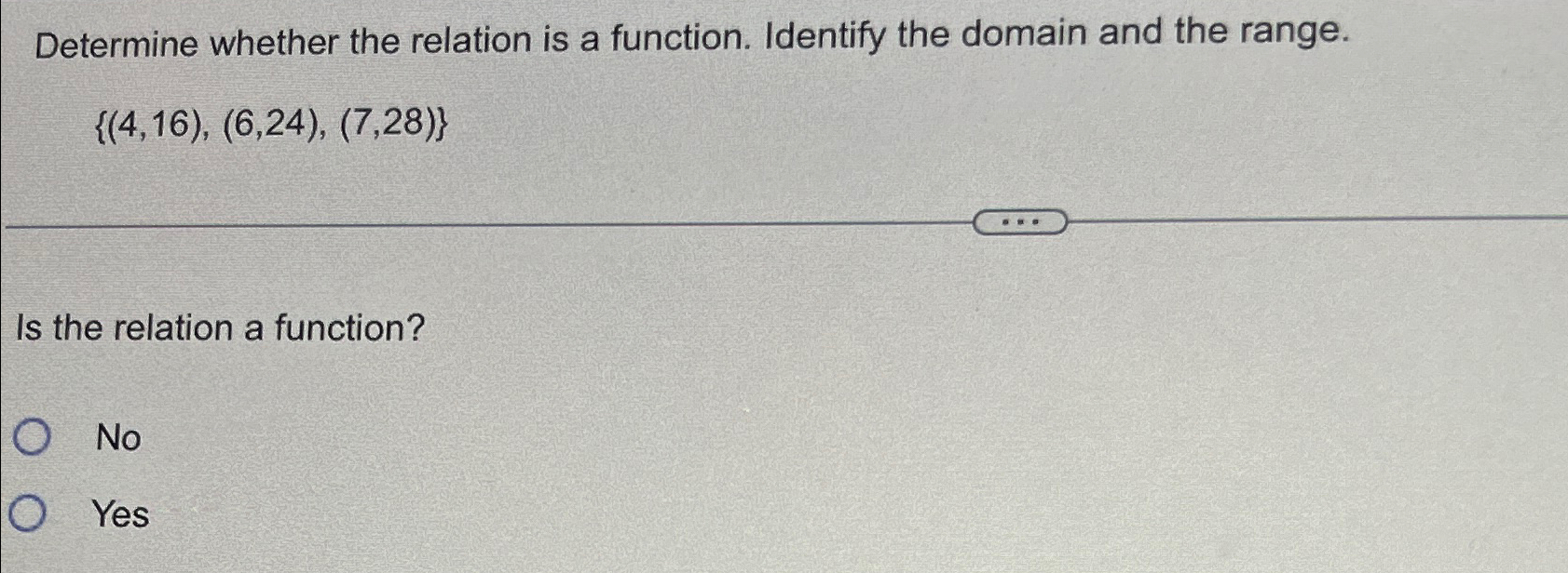 Solved Determine whether the relation is a function. | Chegg.com