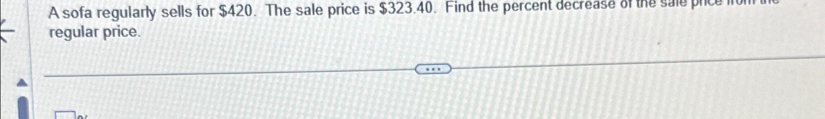 Solved regular price. | Chegg.com