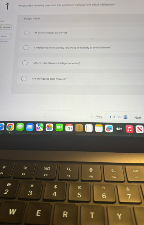 Solved 1Which of the following questions has generated | Chegg.com