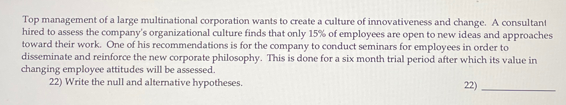 Solved Top management of a large multinational corporation | Chegg.com