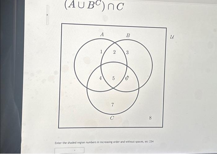 Solved Enter the shaded region numbers in increasing order | Chegg.com