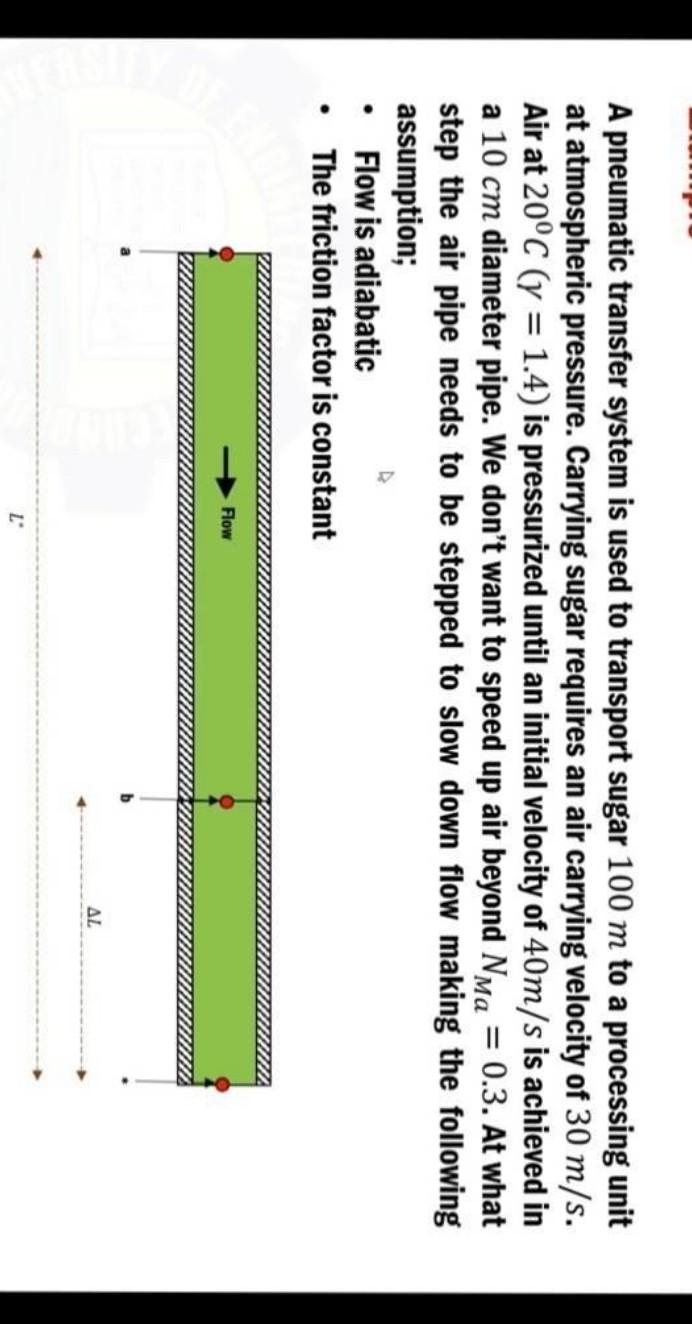 A pneumatic transfer system is used to transport | Chegg.com