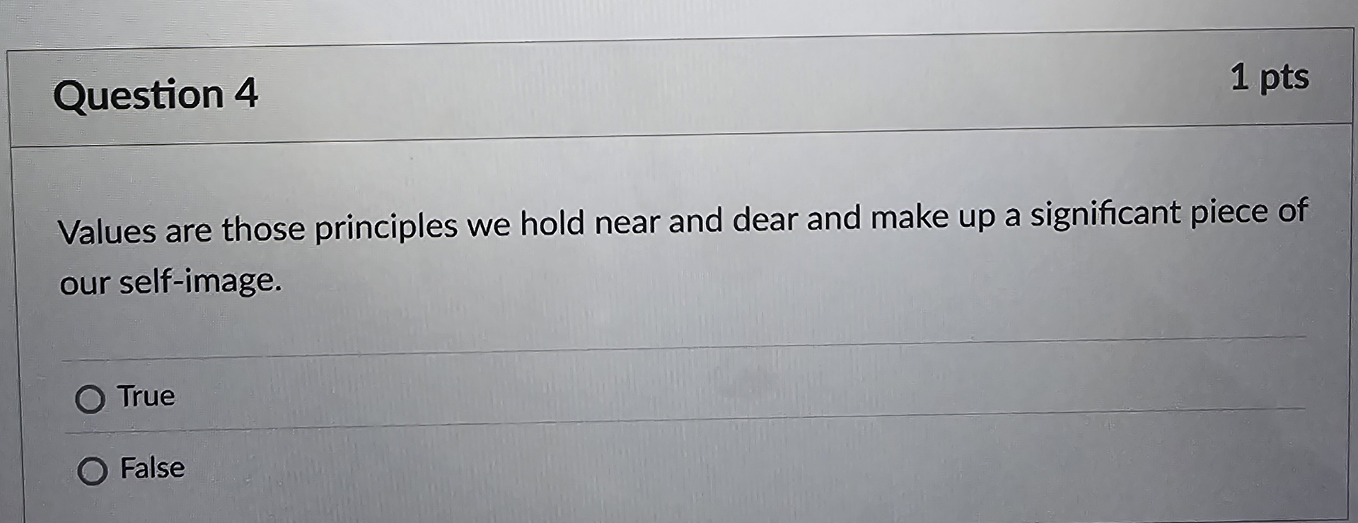 Solved Question 41 ﻿ptsValues are those principles we hold | Chegg.com