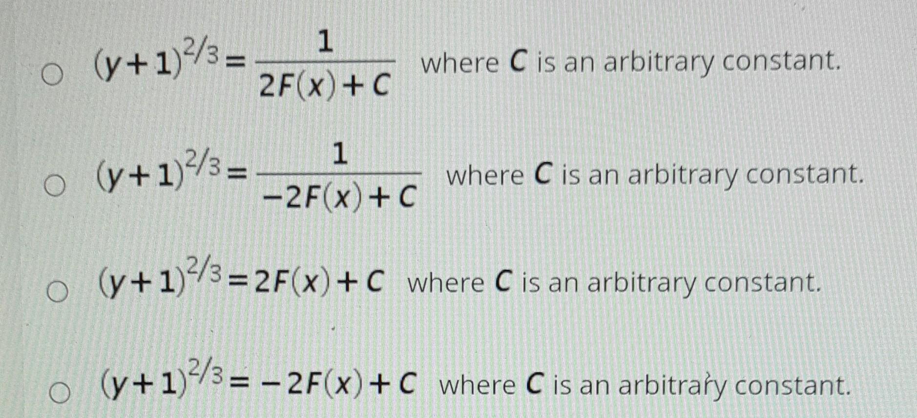 Solved Consider the following differential equation | Chegg.com