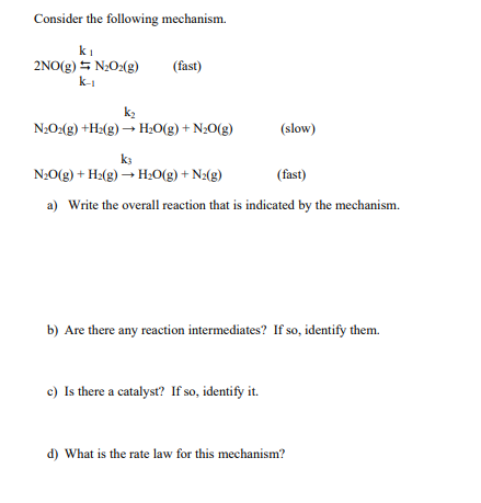 Solved Consider the following | Chegg.com