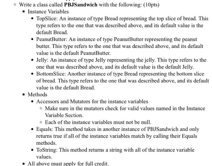 Solved Objective: Practice object-oriented principles by | Chegg.com