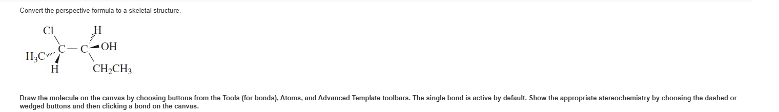 Solved Convert the perspective formula to a skeletal | Chegg.com