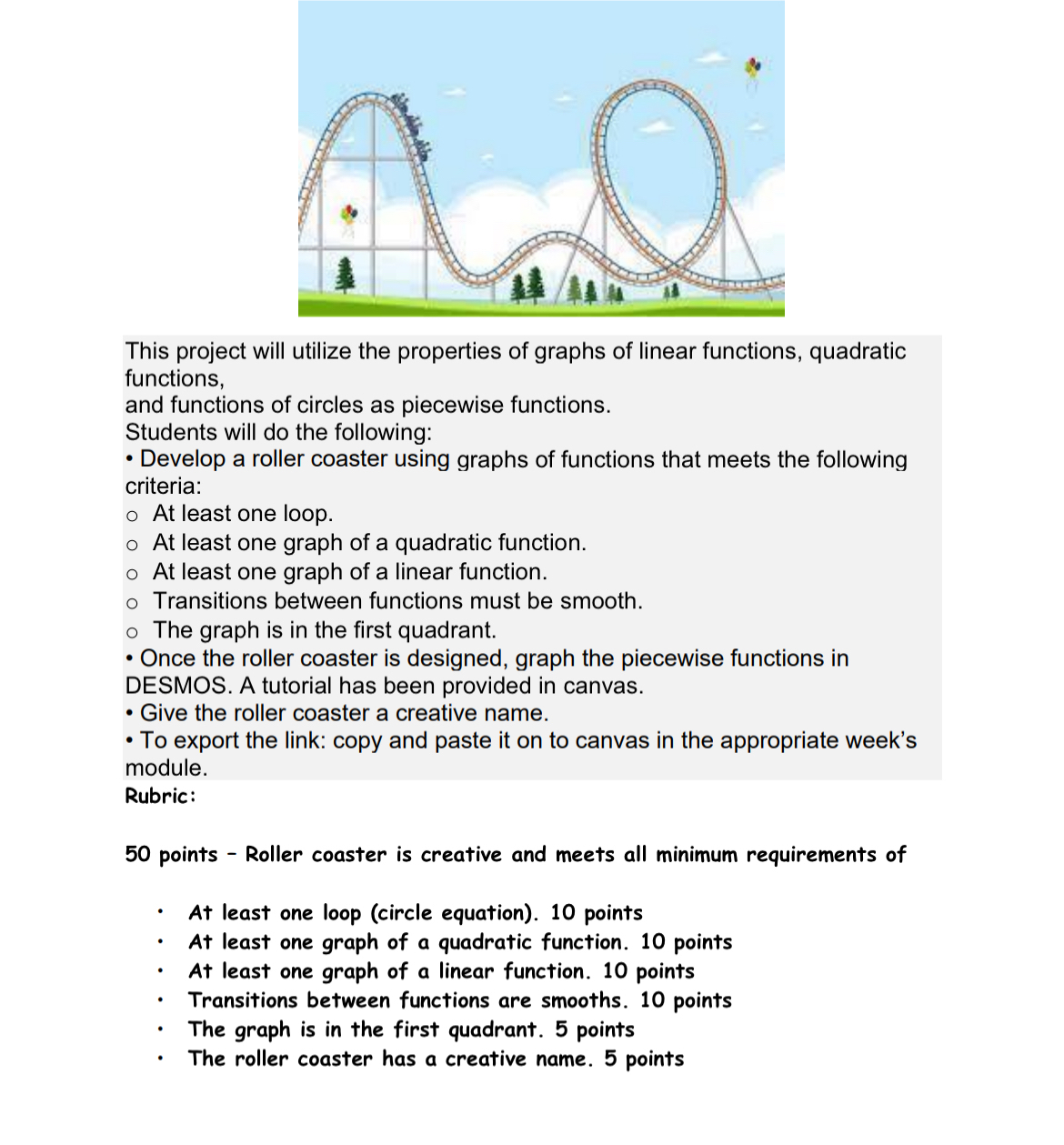 Solved This project will utilize the properties of graphs of | Chegg.com