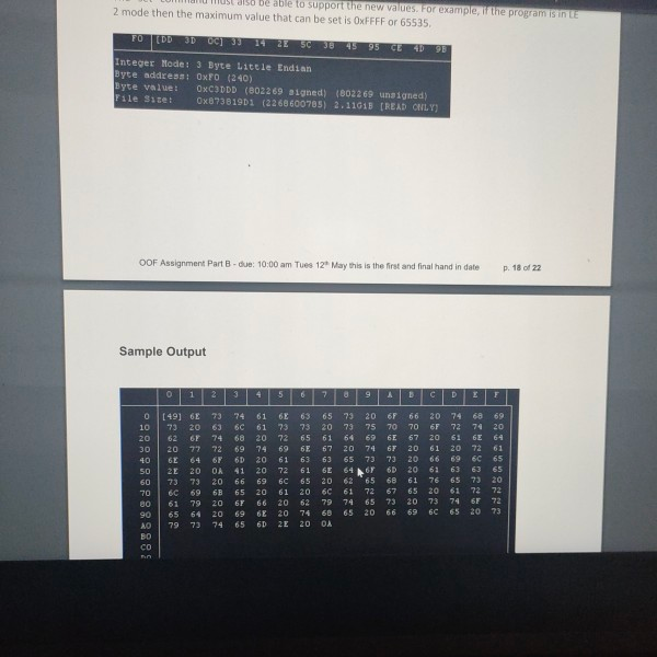 Solved 1GB = 20 Task 1 Create a class HexEditor and create a | Chegg.com