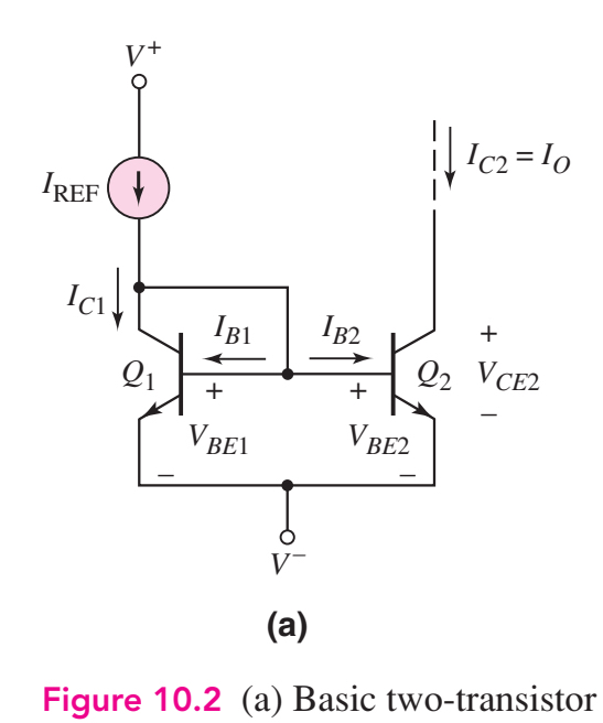Solved 10.2 ﻿The matched transistors Q1 ﻿and Q2 ﻿in Figure | Chegg.com