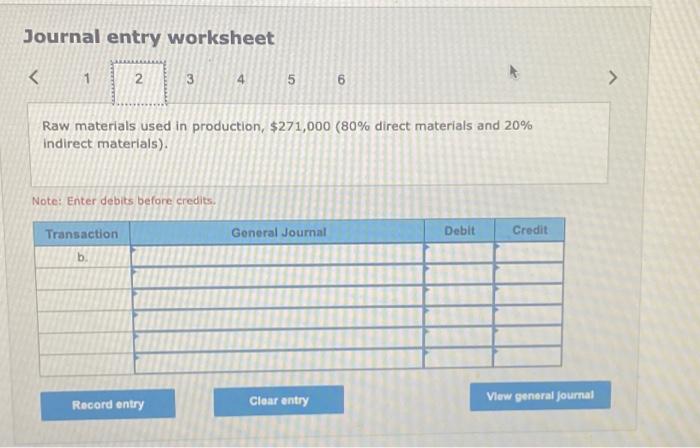 Solved Journal entry worksheet Other manufacturing overhead | Chegg.com