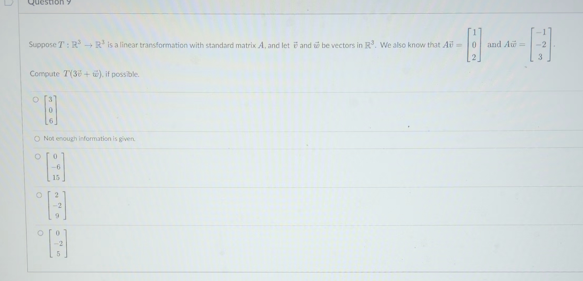 Solved Suppose T:R^(3)->R^(3) is a linear transformation | Chegg.com
