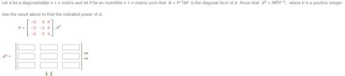 Solved Let A be a diagonalizable nxn matrix and let P be an | Chegg.com