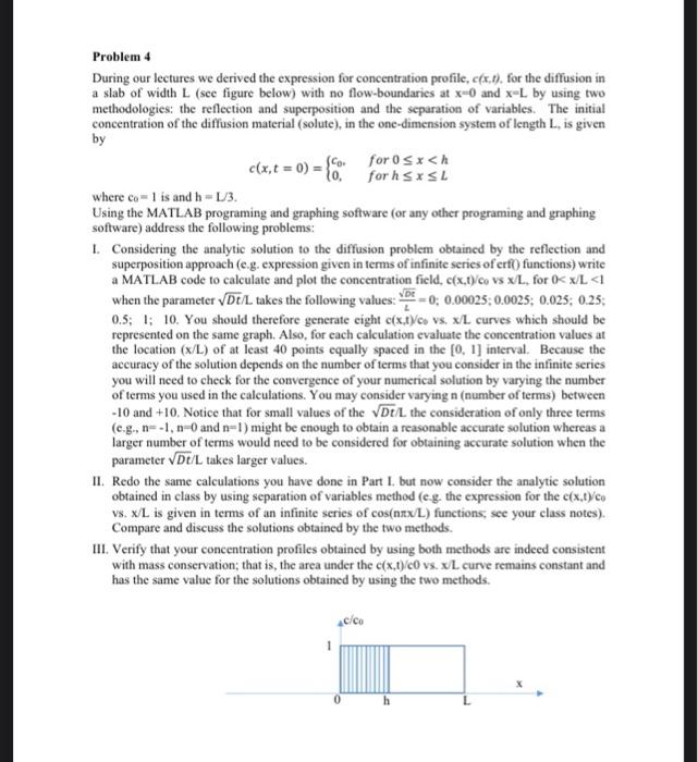 Problem 4 During our lectures we derived the | Chegg.com