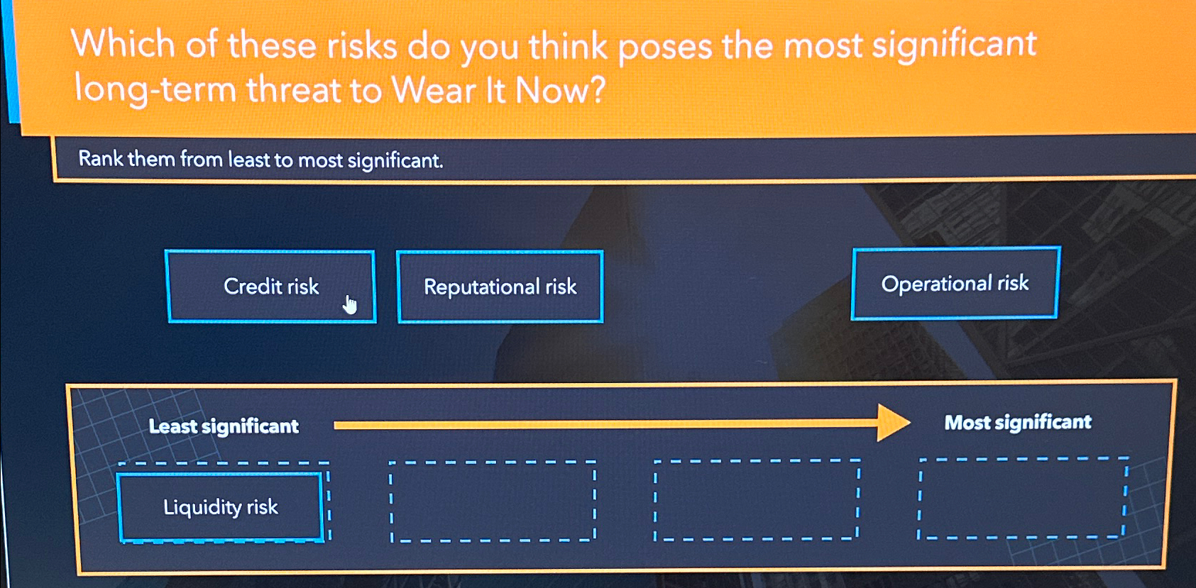 Solved Which of these risks do you think poses the most | Chegg.com