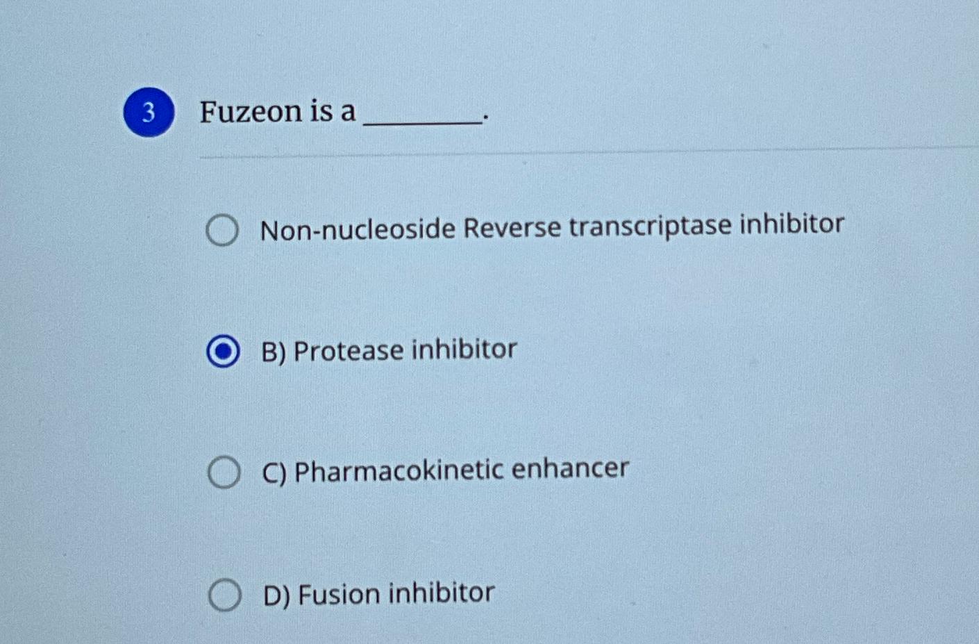 Solved Fuzeon is aNon-nucleoside Reverse transcriptase | Chegg.com
