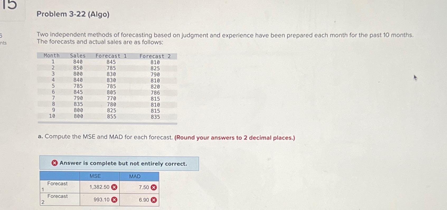 Solved Problem 3-22 (Algo)Two independent methods of | Chegg.com