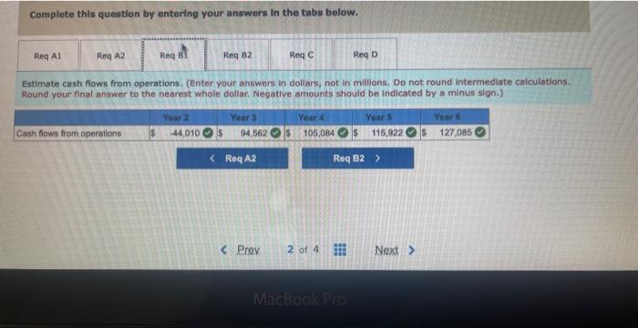 Solved Can you help me solve required B2 of this problem? I | Chegg.com