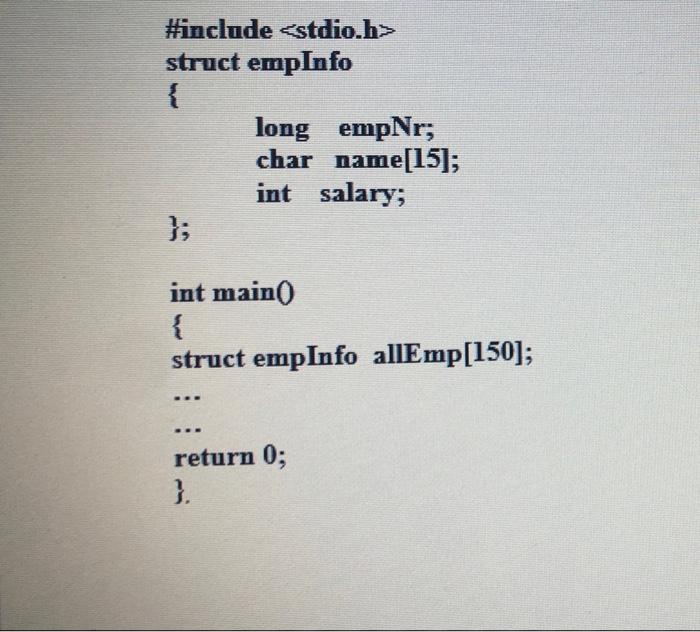 Solved Definition of the Problem : Using "employee.tut" file | Chegg.com