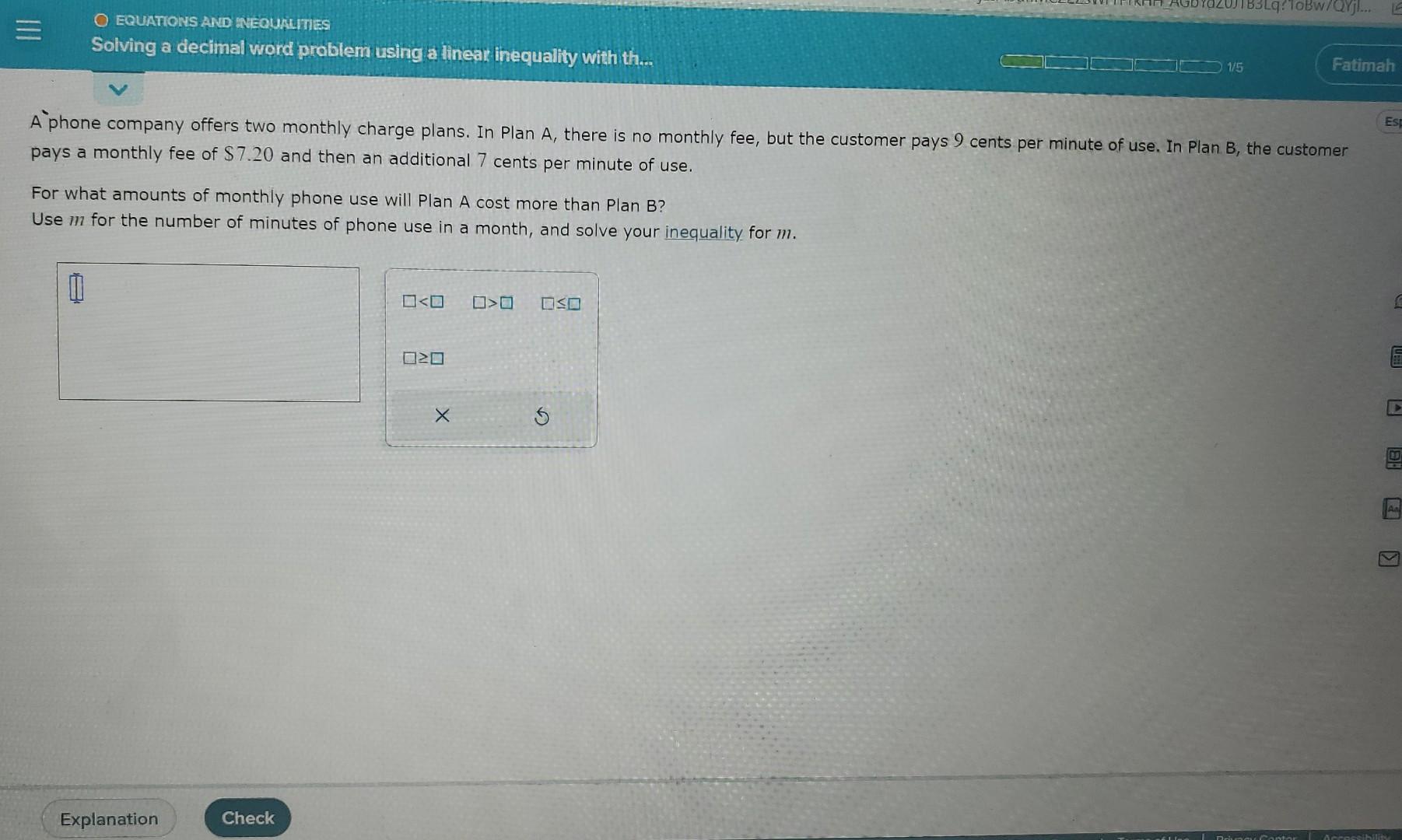 Solved A' phone company offers two monthly charge plans. In | Chegg.com