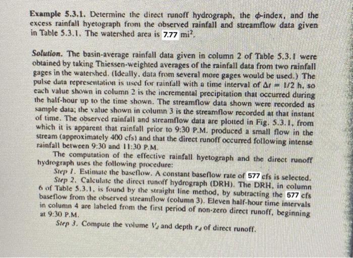 Solved Using the data of Example 5.3.1 recreate the Table | Chegg.com