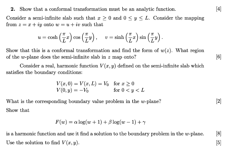 Solved Show that a conformal transformation must be an | Chegg.com