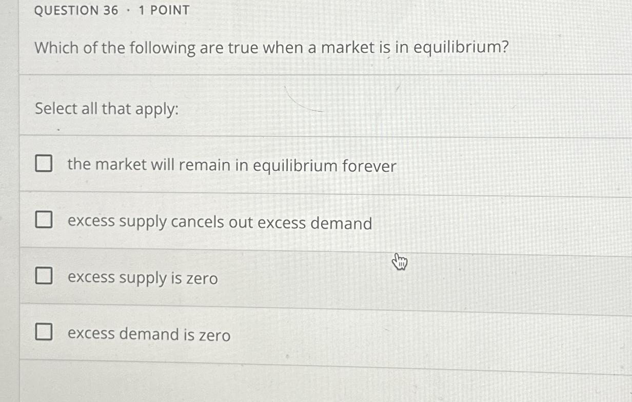 Solved QUESTION 36*1 ﻿POINTWhich of the following are true | Chegg.com