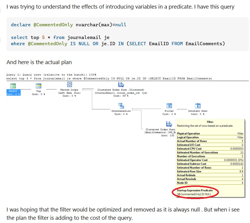 Solved Based on the SQL Server Query optimizer 1. ﻿Desicribe | Chegg.com