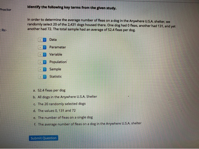 Solved 1 pt 9119 Match each sampling method with an example | Chegg.com