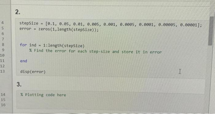 Solved need help creating this code ive provided the given | Chegg.com