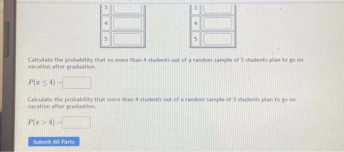 Solved b. Calculate the mean of the binomial distribution. | Chegg.com