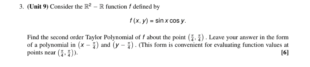 Solved (Unit 9) ﻿Consider the R2-R ﻿function f ﻿defined | Chegg.com