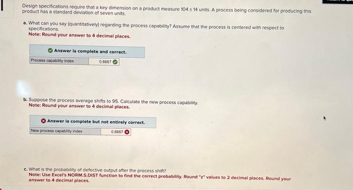 Solved Design specifications require that a key dimension on | Chegg.com